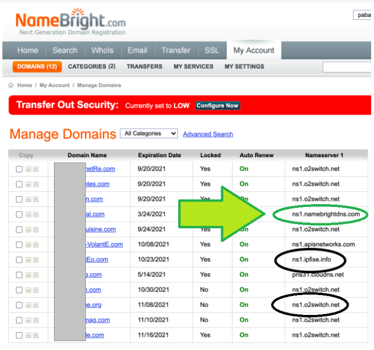[NameBright] Paramétrer votre nom de domaine pour héberger votre site sur nos serveurs – Le blog ...